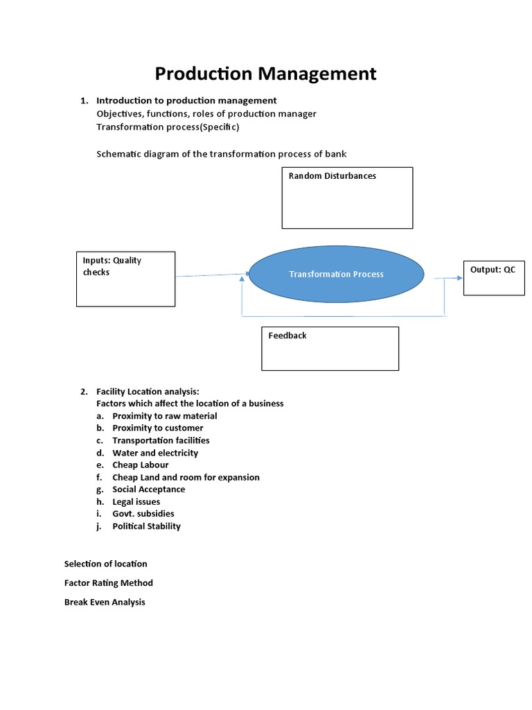 Production Management Guide | PDF | Economies | Business