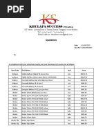 Senarai Peralatan Pejabat dan Alat Tulis | PDF