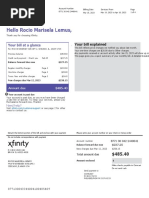 Xfinity Bill | PDF | Service Industries
