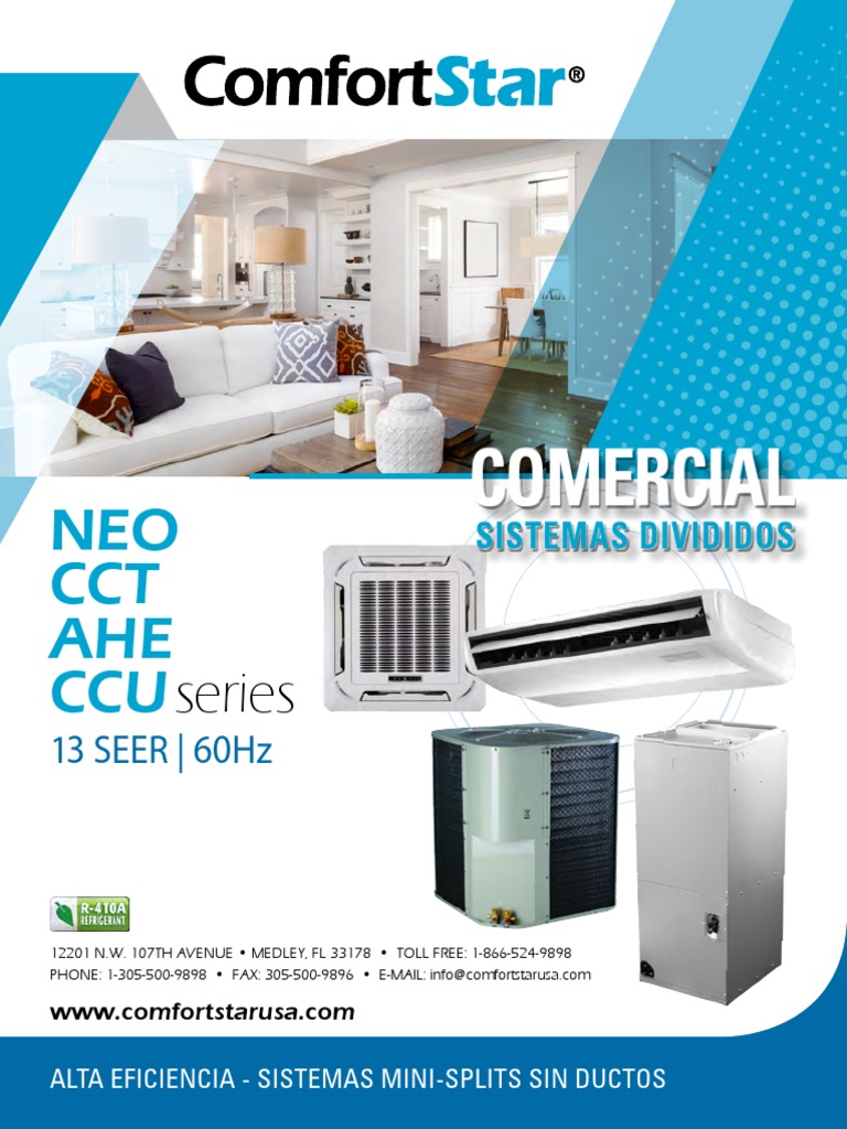 Catalogo Comfortstar | PDF | Cantidad | Mecanica clasica