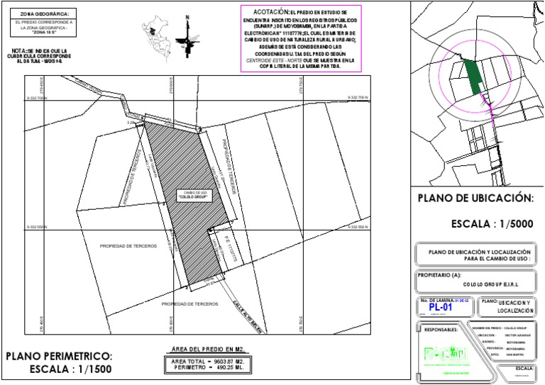 Plano de Ubicación: ESCALA: 1/5000 | PDF