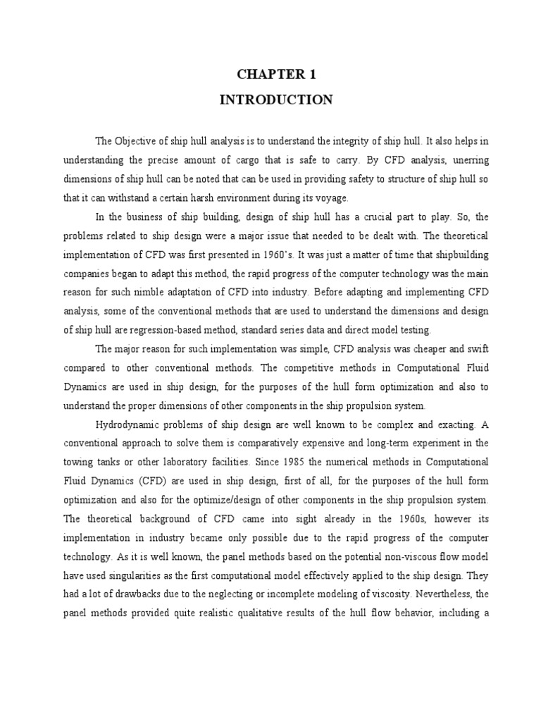 Ship Hull Design and CFD Analysis | PDF | Computer Aided Design ...