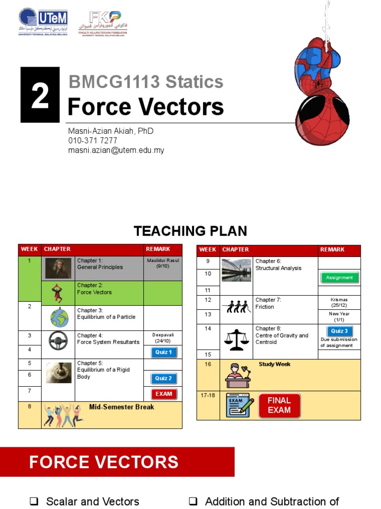 2 Force Vector Pdf Euclidean Vector Cartesian Coordinate System