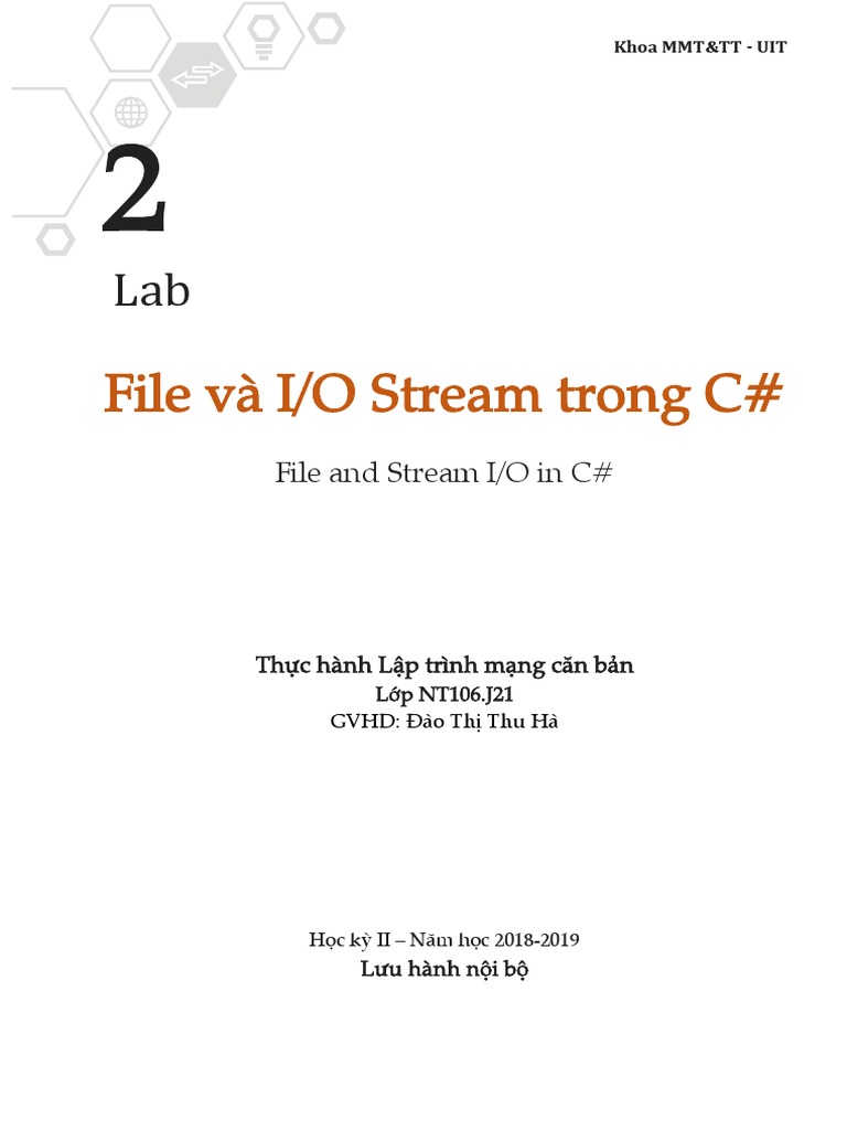 Lab 2 - File and Stream IO in C# | PDF