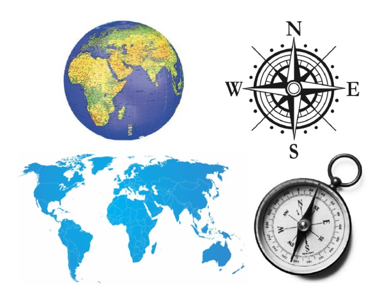 Mapa-Esfera-Rosa de Los Vientos-Brujula | PDF