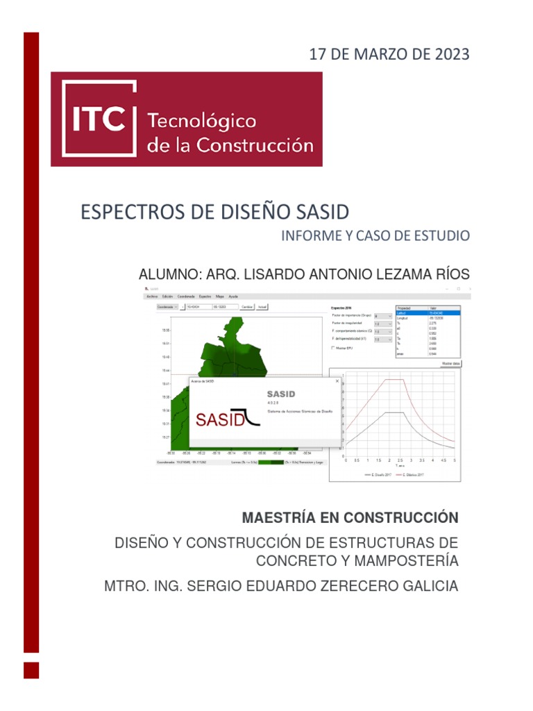Análisis Sísmico con SASID en CDMX | PDF | Temblores | Diseño