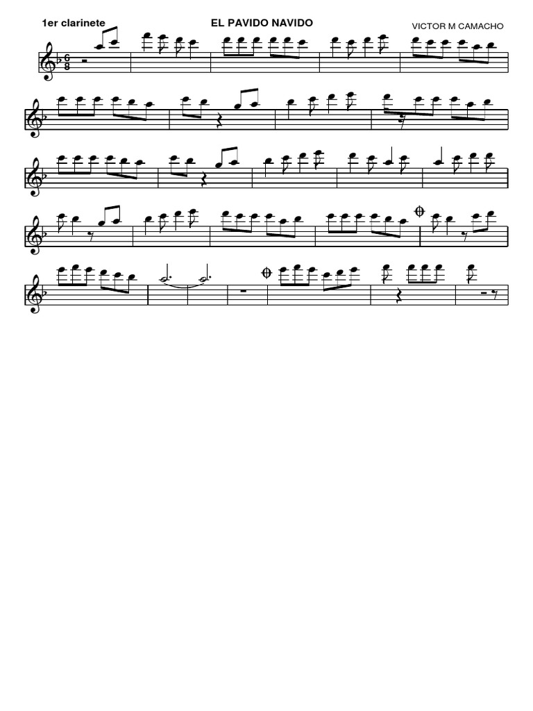 El Pavido Navido - Instrumental PDF | PDF