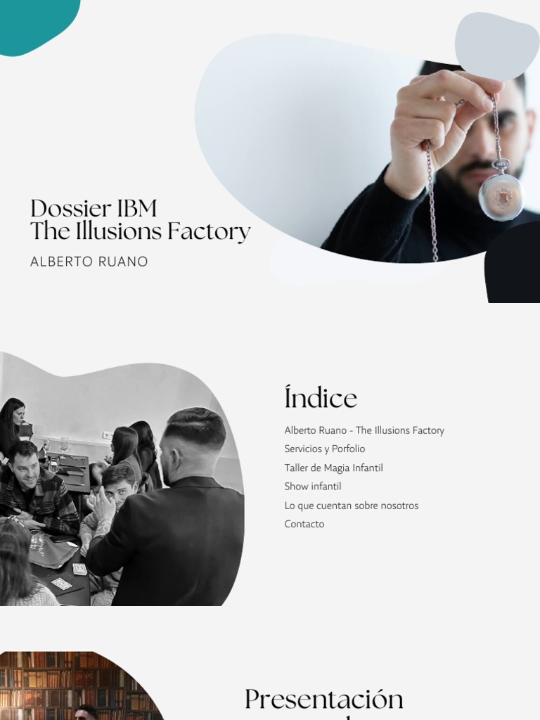 Dossier IBM The Illusions Factory: Alberto Ruano | PDF | Magia (Ilusion)