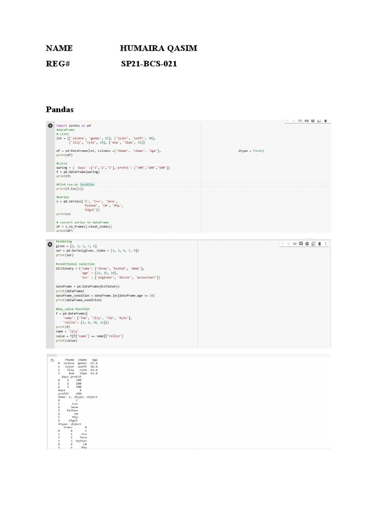 SP21-BCS-021 AI Laibraries | PDF