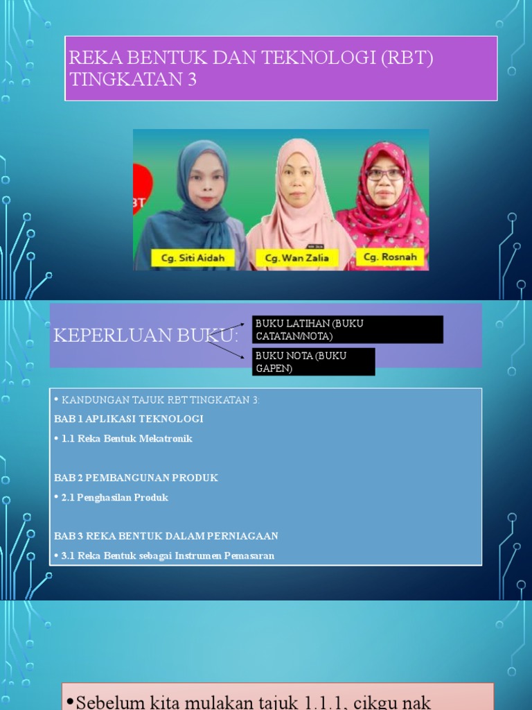 Reka Bentuk Dan Teknologi (RBT) Tingkatan 3 | PDF