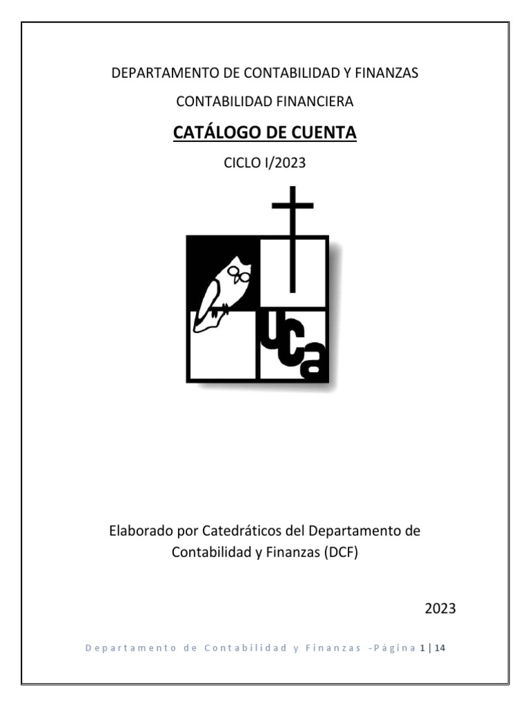 Catálogo de Cuentas 2023 | PDF | Bancos | Impuesto al valor agregado