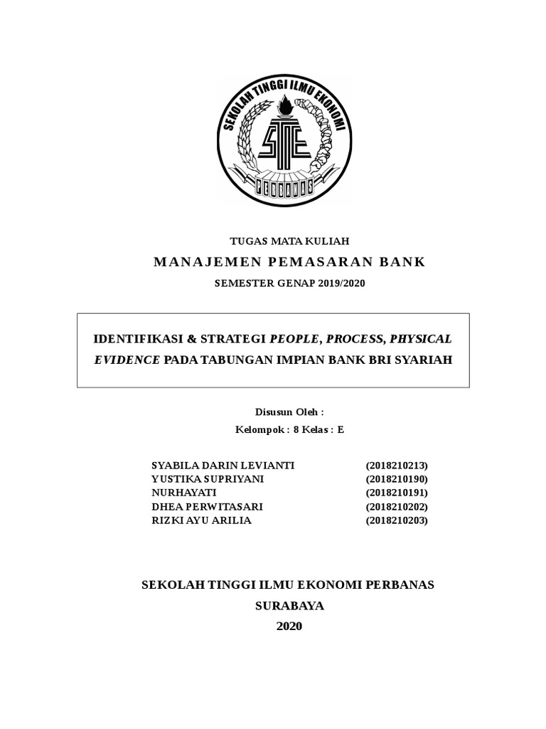 Makalah Kel. 8 MPB Identifikasi Strategi People Process Dan Physical Evidence | PDF