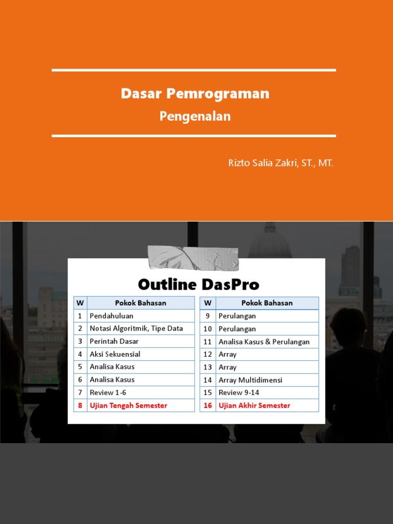 Dasar Pemrograman | PDF