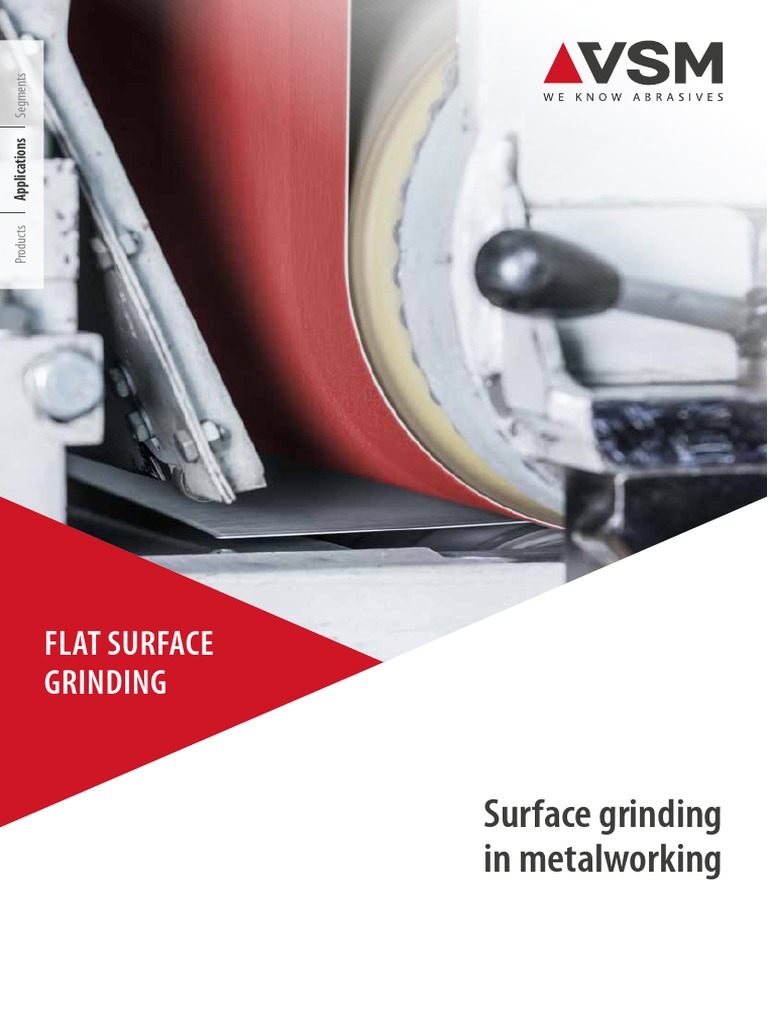 VSM Flat Grinding Brochure EN | PDF | Grinding (Abrasive Cutting ...