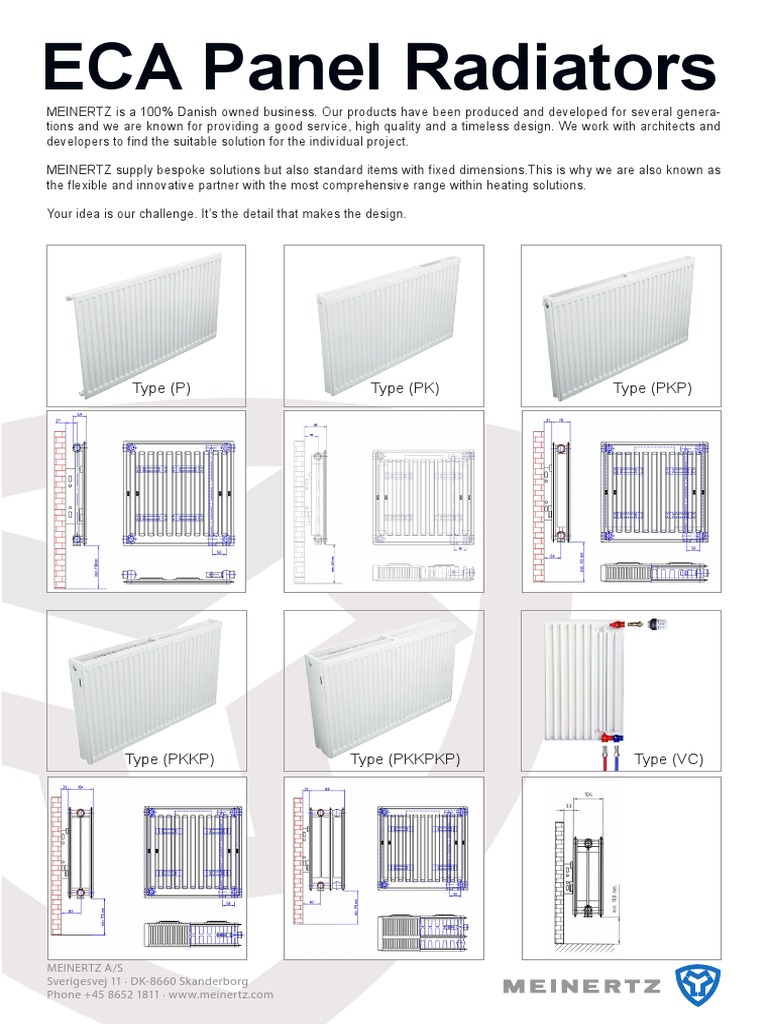 ECA Panel Radiators by MEINERTZ | PDF | Physical Sciences | Building ...