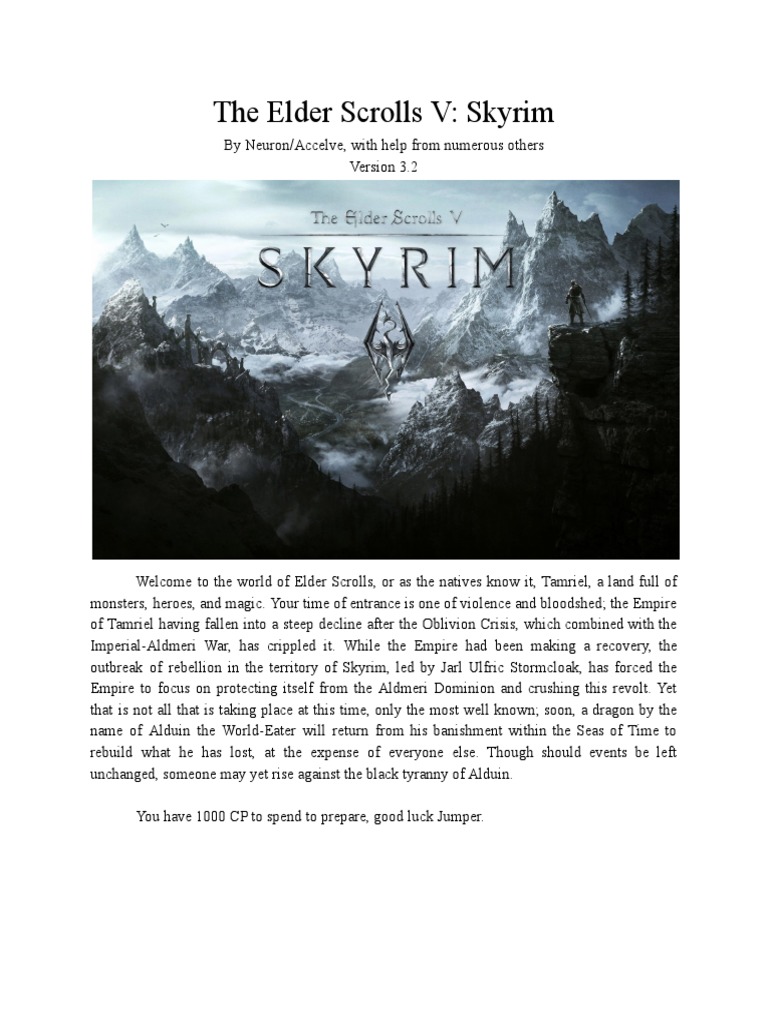 Skyrim: The Elder Scrolls V Guide | PDF | Werewolves