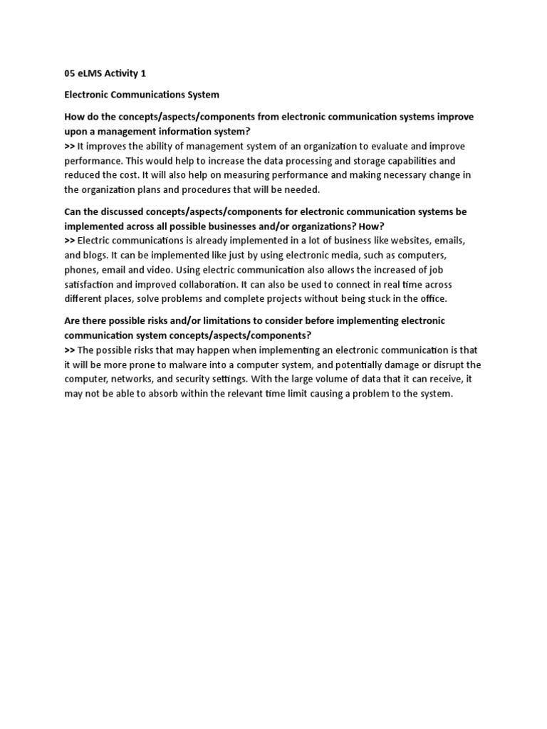 05 eLMS Activity 1 | PDF