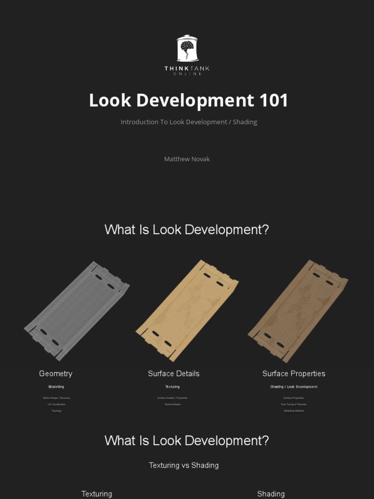 Introduction To Look Development / Shading | PDF | Shader | Reflection ...