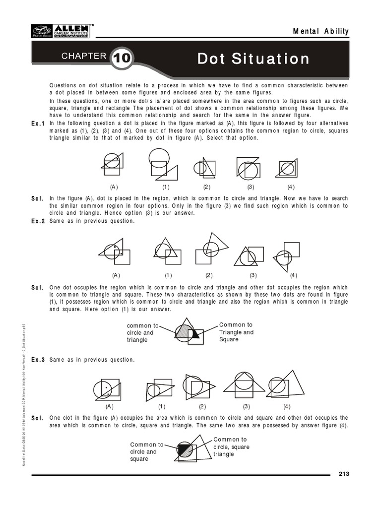 10 - Dot Situation | Download Free PDF | Area | Mathematical Objects