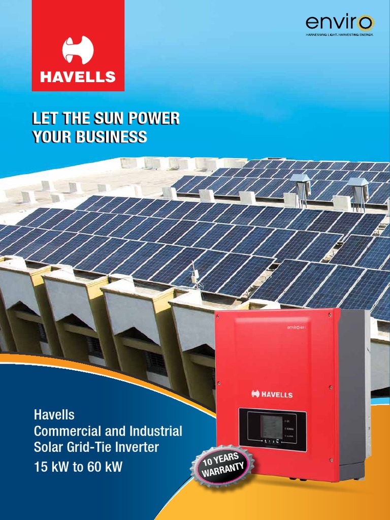 Havells Enviro - Gti - 15-60 - KW - Commerical - Brochure - 2020 - 1 | PDF | Alternating Current ...