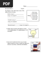 Energy Level Diagrams - Worksheet | PDF