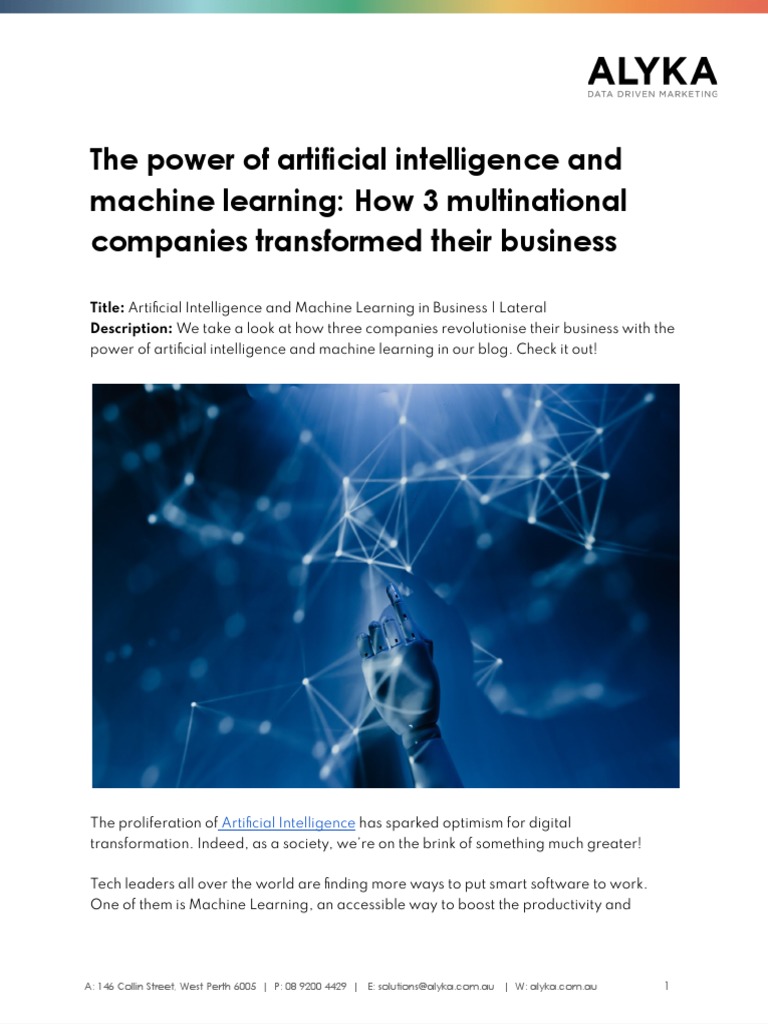 OCT 2021 - Machine Learning Case Studies | PDF OCT 2021 - Machine Learning Case Studies | PDF