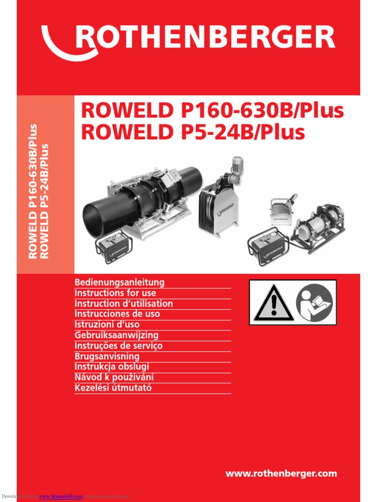 ROWELD P160-630B/Plus ROWELD P5-24B/Plus | PDF