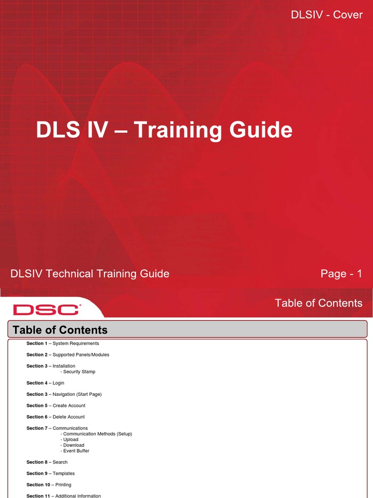 DLS IV Training Guide | PDF | Microsoft Windows | User (Computing)