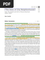 1961JacobsJ-The Death and Life of Great American Cities | PDF