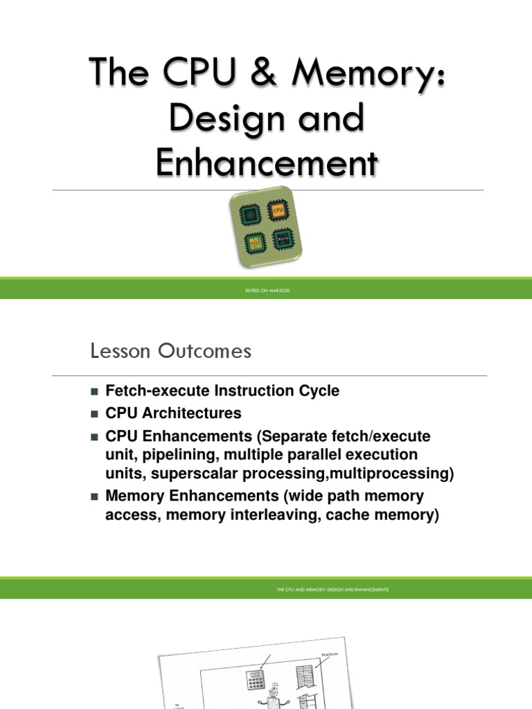 The CPU & Memory - Design and Enhancement | PDF | Central Processing Unit | Cpu Cache