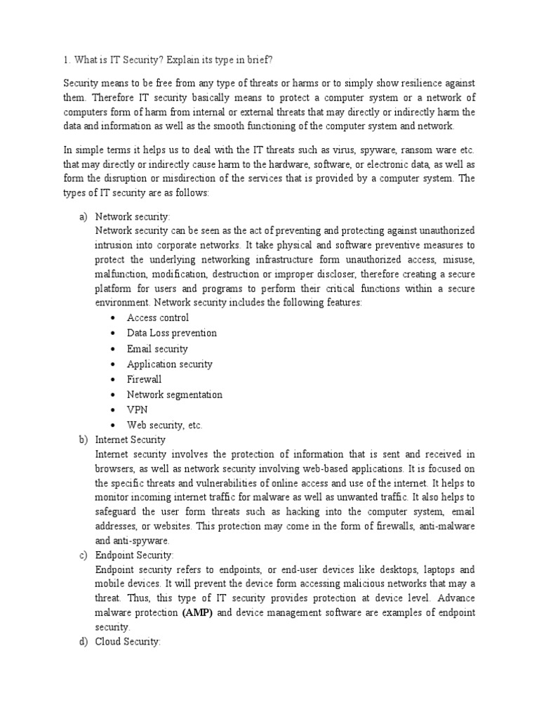 Network Security Exam Short Questions | PDF | Security | Computer Security