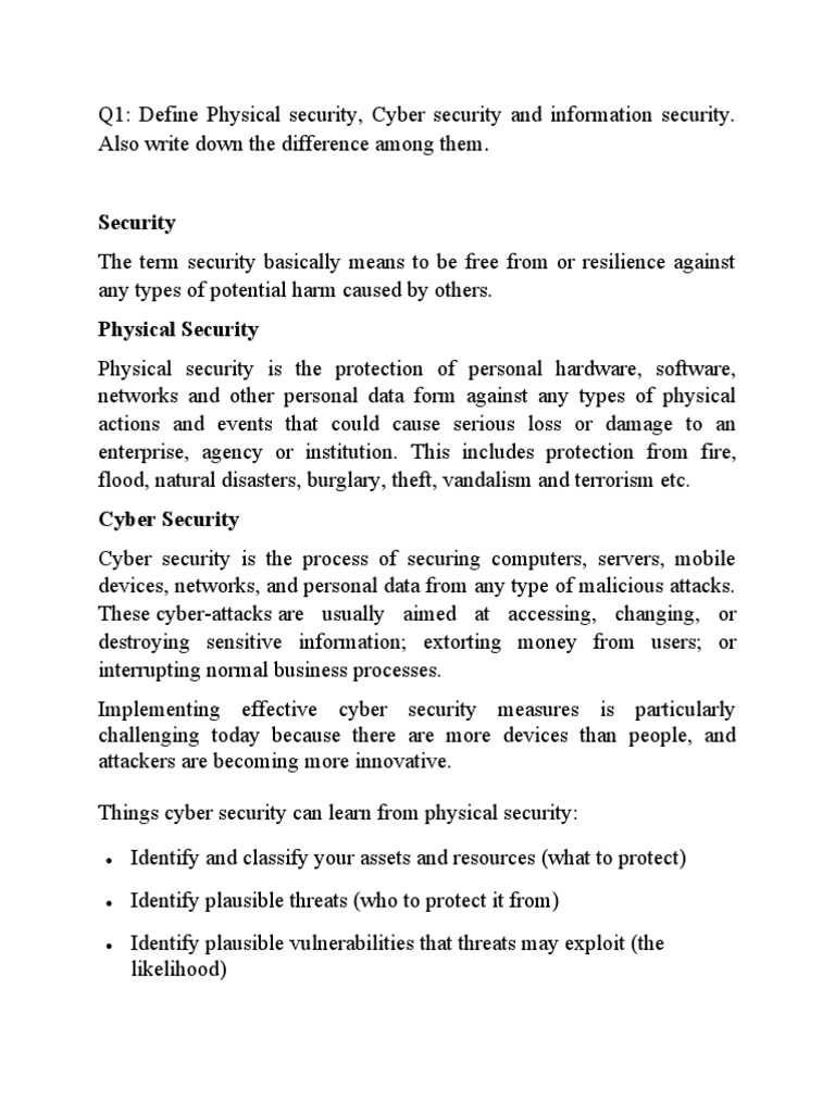 Assignment Security T1 Pdf