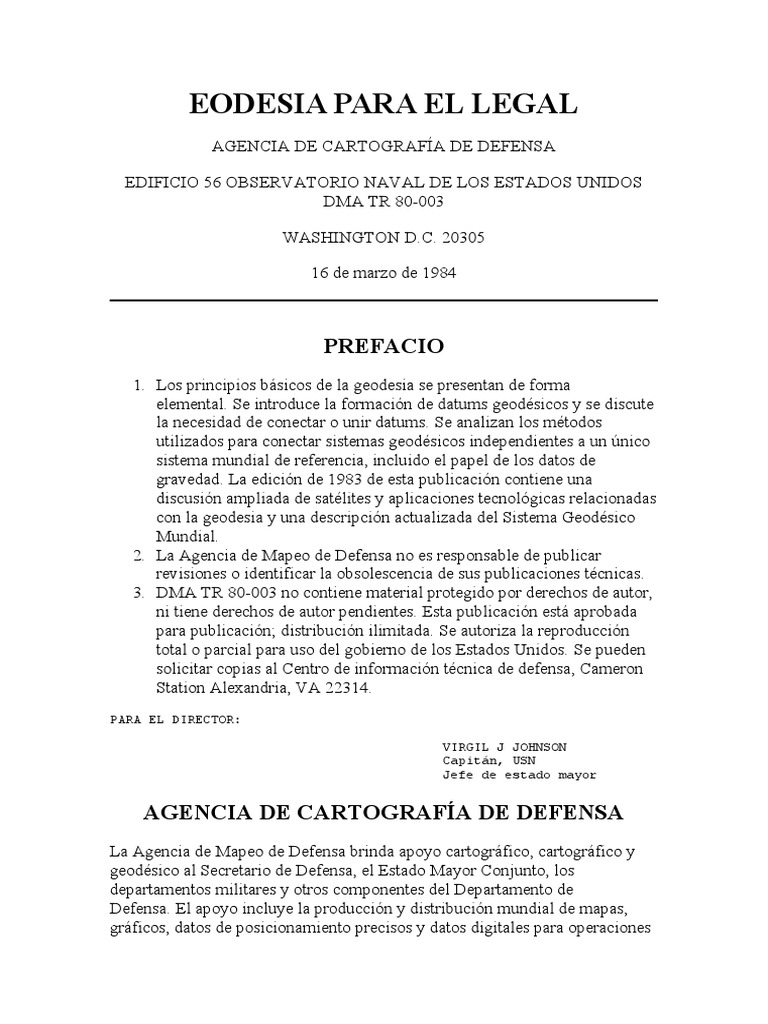Geodesy For The Layman | PDF | Geodesia | Metrología