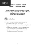 English 2 - Quarter 2 - Week 7 | PDF | Language Mechanics | Grammar