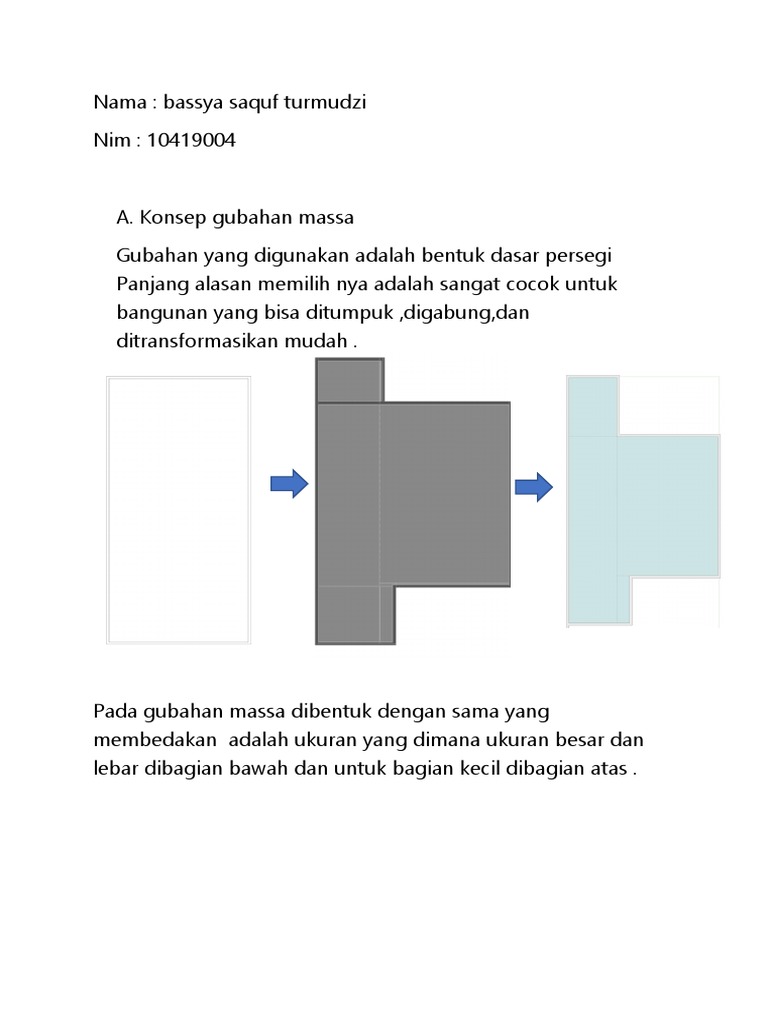 Konsep Gubahan Massa | PDF