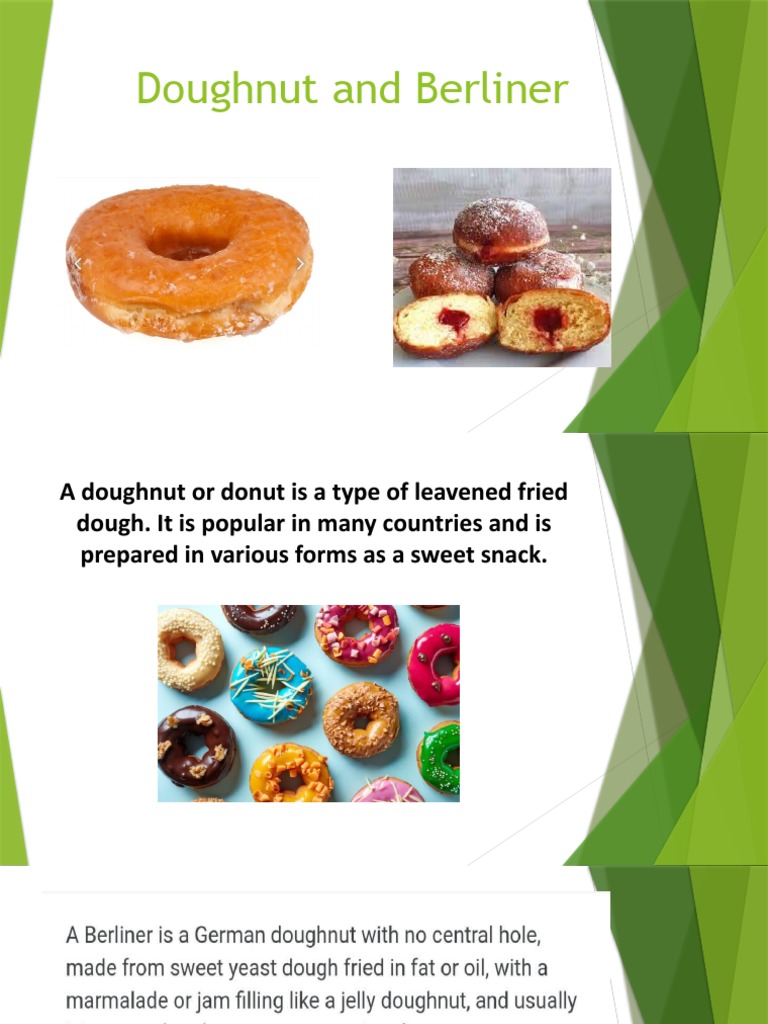 Donuts and Berliner | PDF