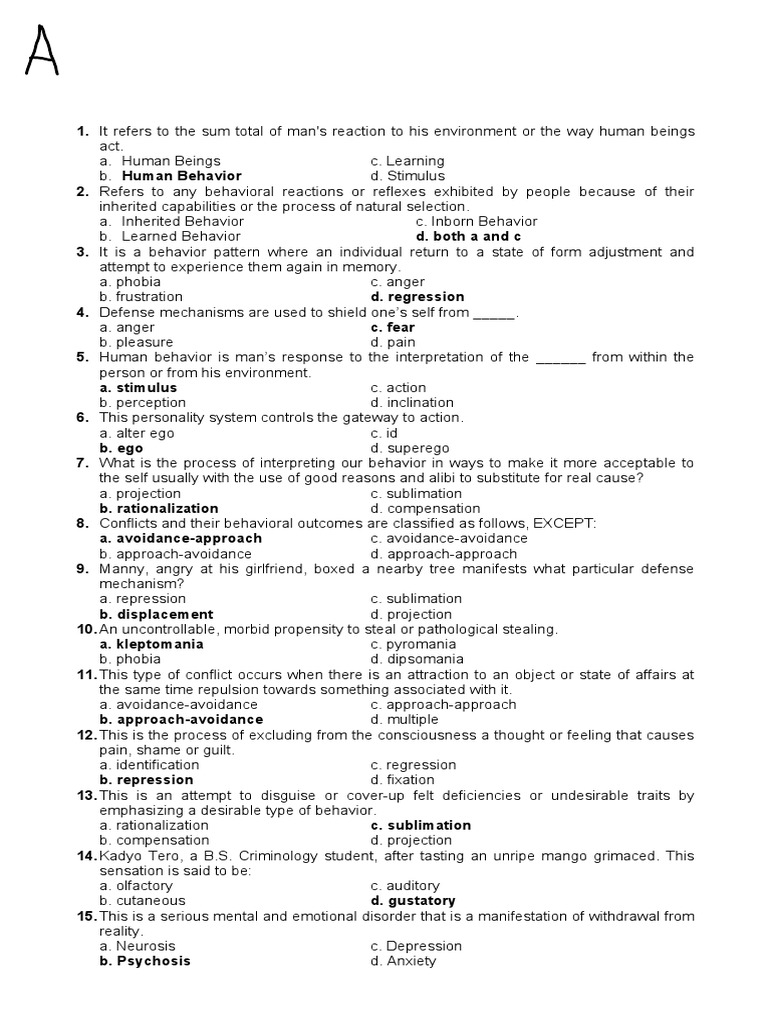 Understanding Human Behavior: An Analysis of Key Concepts Related to ... Understanding Human Behavior: An Analysis of Key Concepts Related to ...