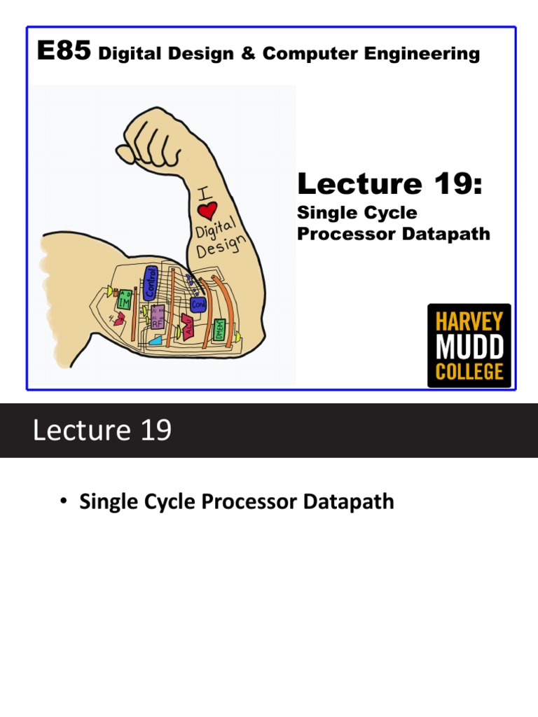 Digital Design And Computer Engineering Pdf Central Processing Unit