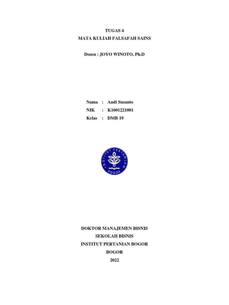 Tugas 4 (FS) - Andi SUsanto - DMB19 Tacit | PDF Tugas 4 (FS) - Andi SUsanto - DMB19 Tacit | PDF