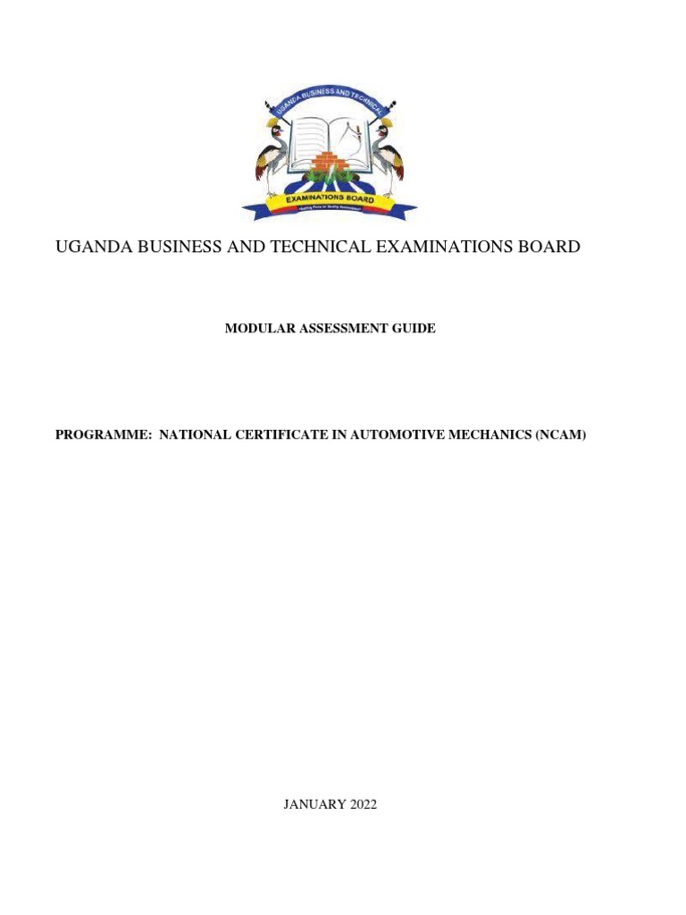National Certificate in Automotive Machanics | PDF | Manual ...