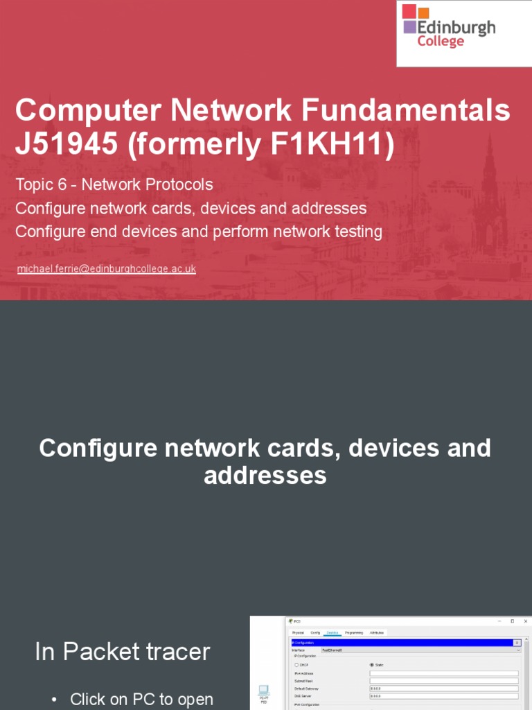 A Powerpoint On Configuring IP Addressing | PDF | Ip Address | Computer ...