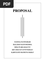 Contoh Usulan Musrenbang 2023-2025 | PDF