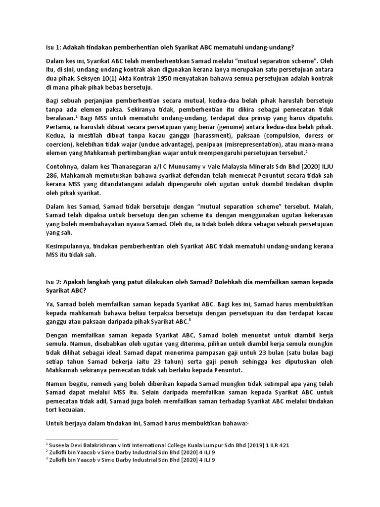 Samad Case Study Laywer Reply Pdf