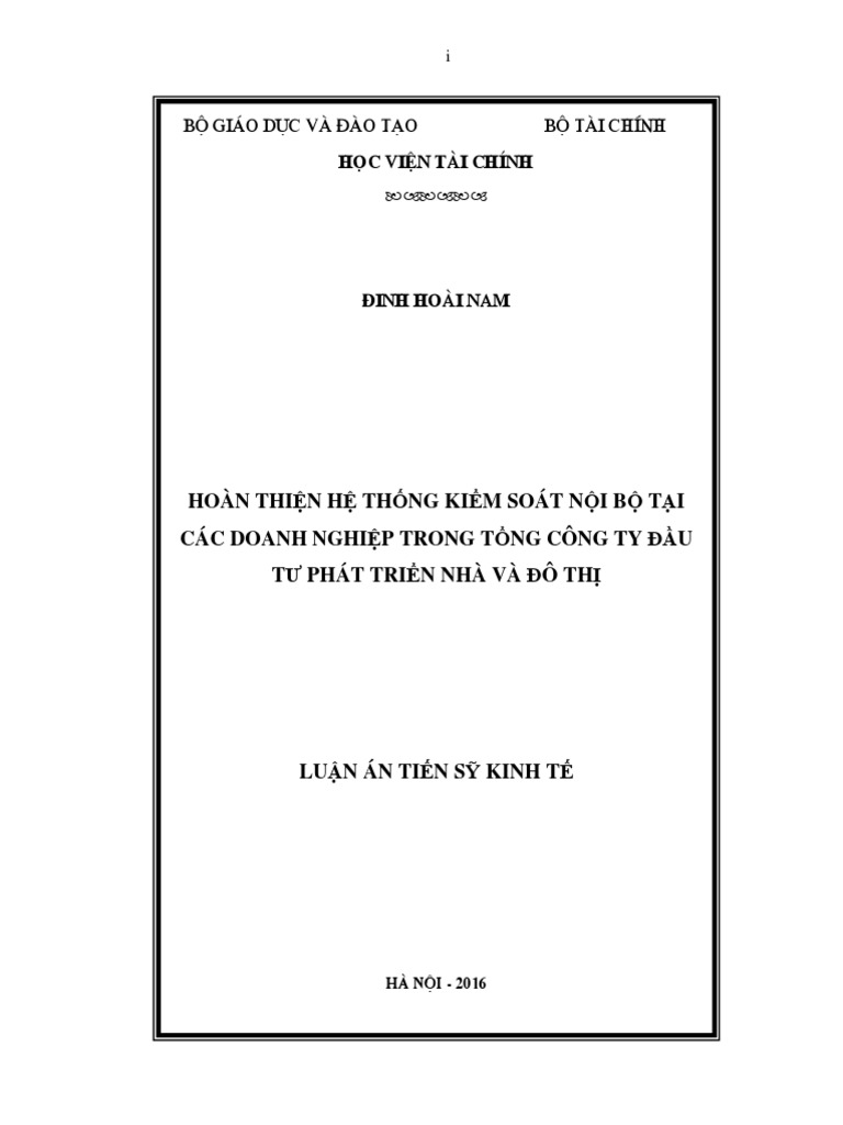 Bé Gi¸O Dôc Vµ ®Μo T¹O Bé Tµi Chýnh Häc Viön Tµi Chýnh | PDF