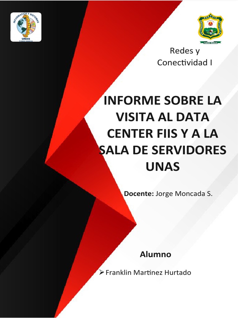 Informe Sobre La Visita Al Data Center Fiis Y A La Sala De Servidores