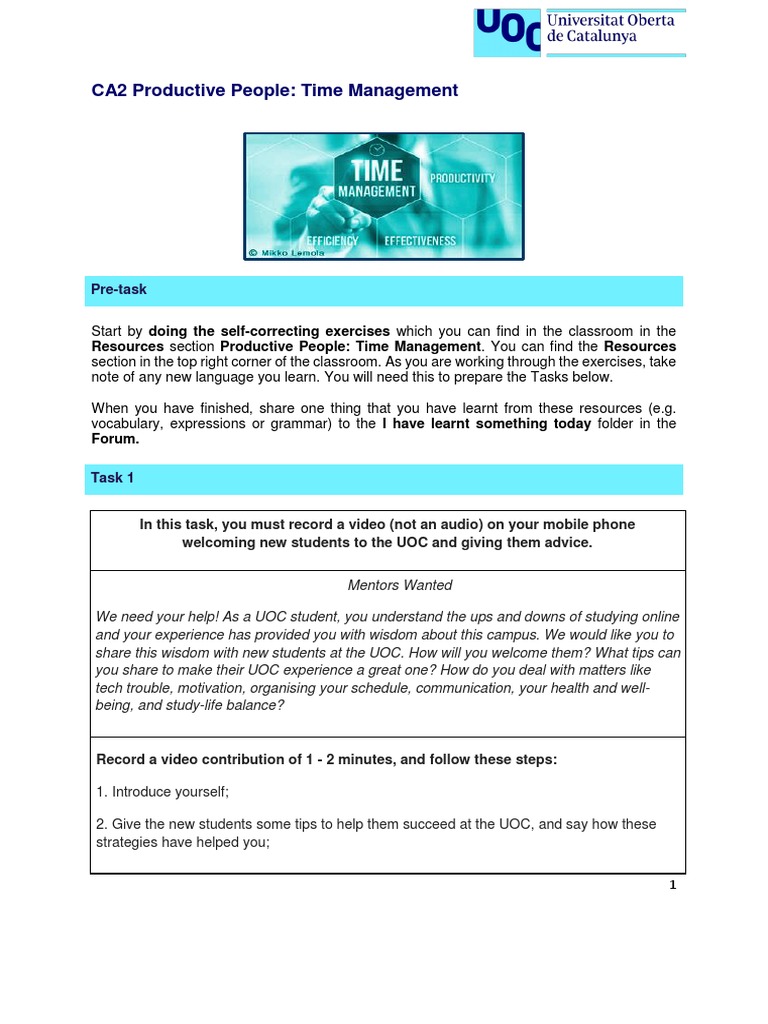 CA2 Student Guidelines 20222 | PDF | Behavior Modification | Linguistics
