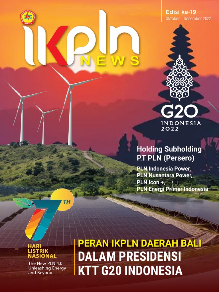 Dalam Presidensi KTT G20 Indonesia: Peran Ikpln Daerah Bali | PDF