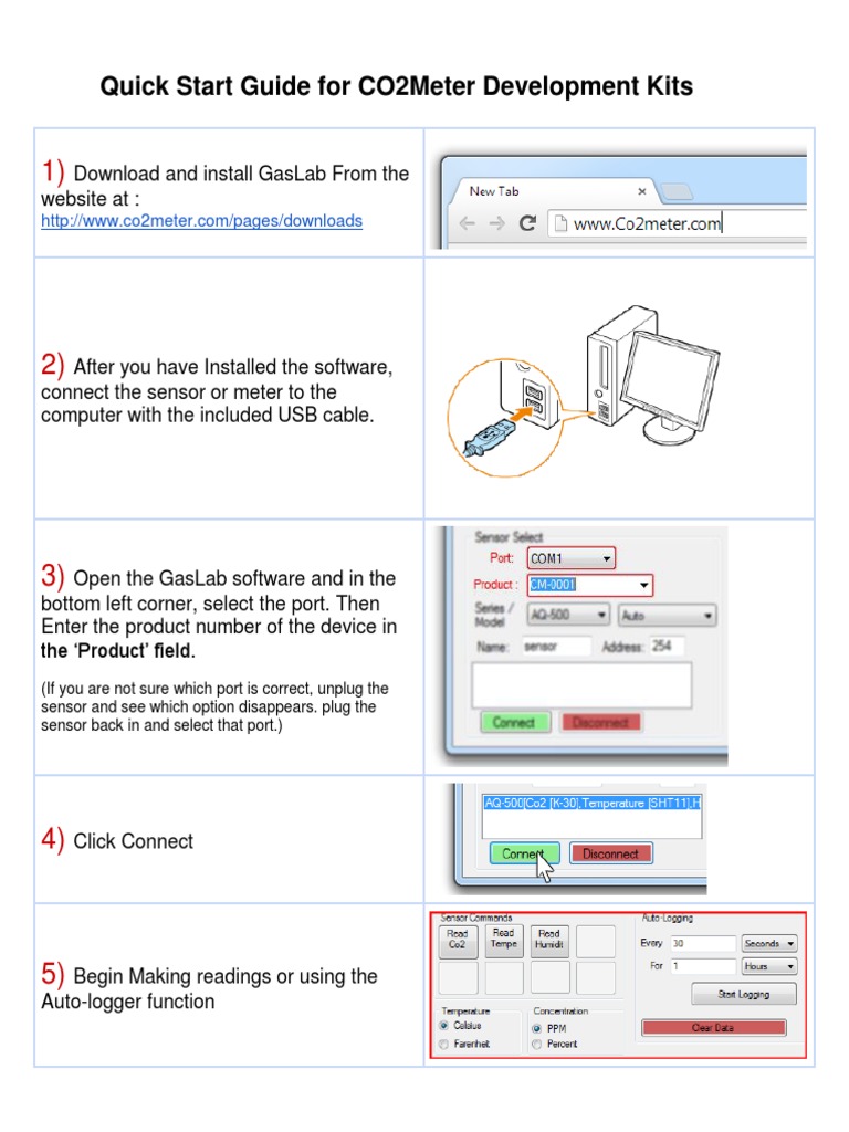 CO2Meter Kit Quick Start Guide | PDF
