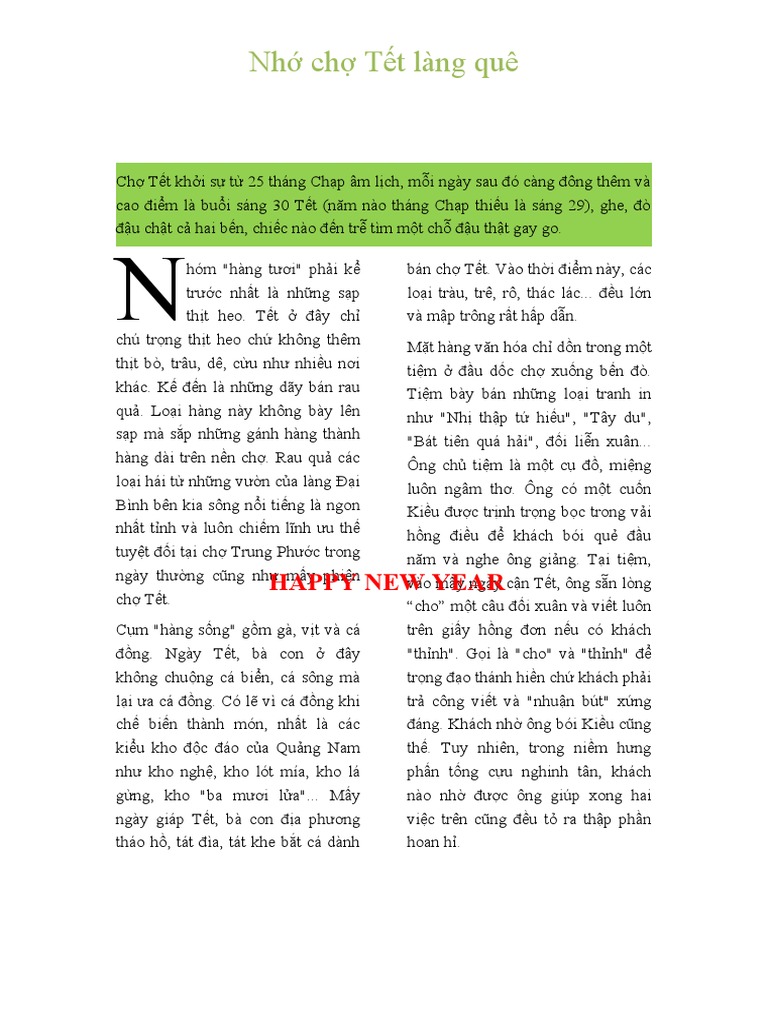 BT2.11 ChoTetLangQue | PDF