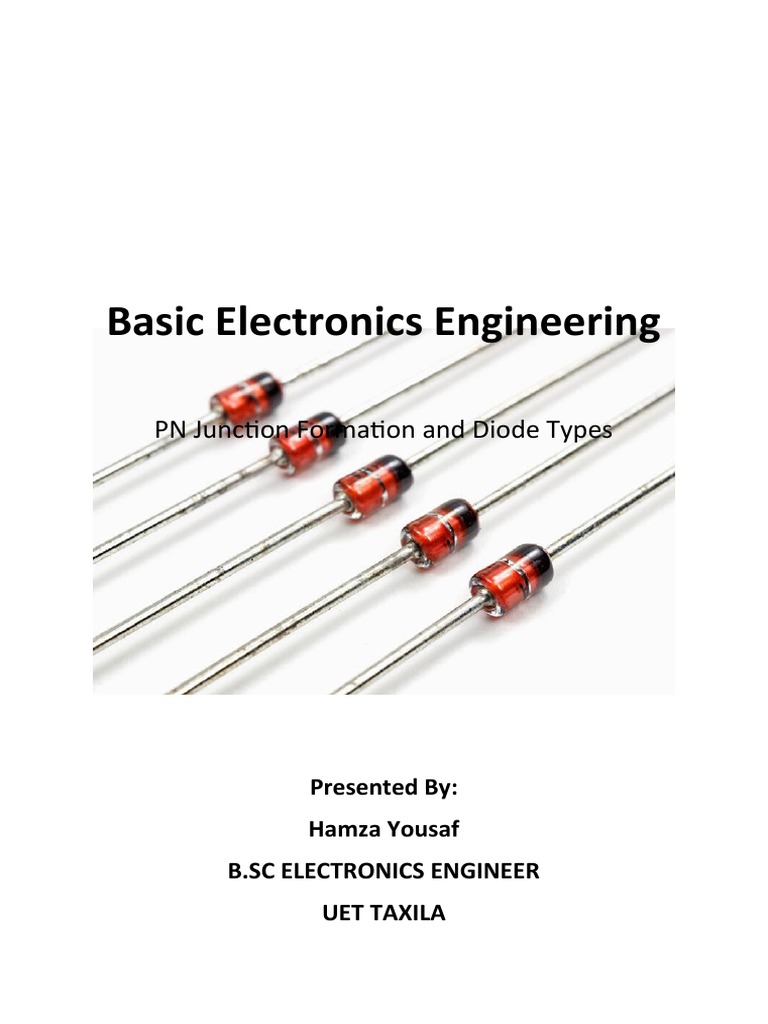 Basic Electronics Engineering Pdf Pn Junction Diode 